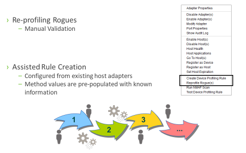 Re-Profiling Rogues and Assisted Rule Creation | FortiNAC-F 7.6.0 | Fortinet Document Library